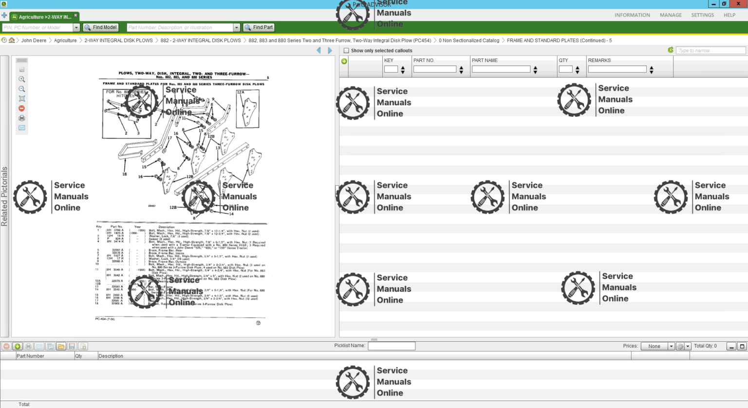 John Deere Parts Advisor 2024 Online Access - parts catalog